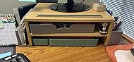SimpleHouseware Computer Monitor Stand Riser with Desk Organiser and ...