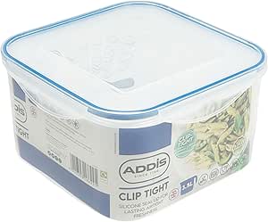 Addis Clip Tight Lunchbox Food Storage Container 2 Litre Rectangle ...