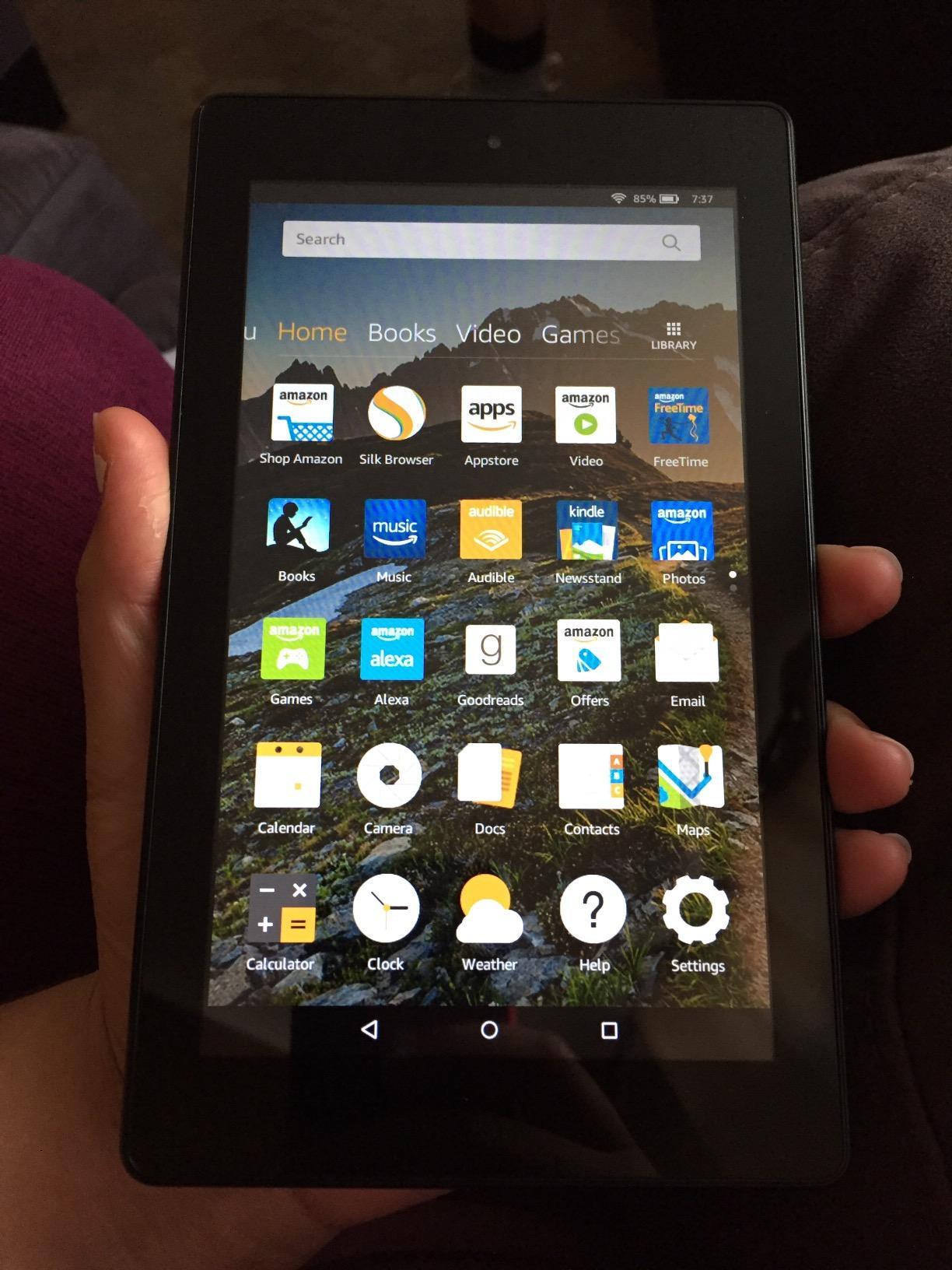 Amazon.com: Certified Refurbished Fire 7 Tablet (7" display, 8 GB ...