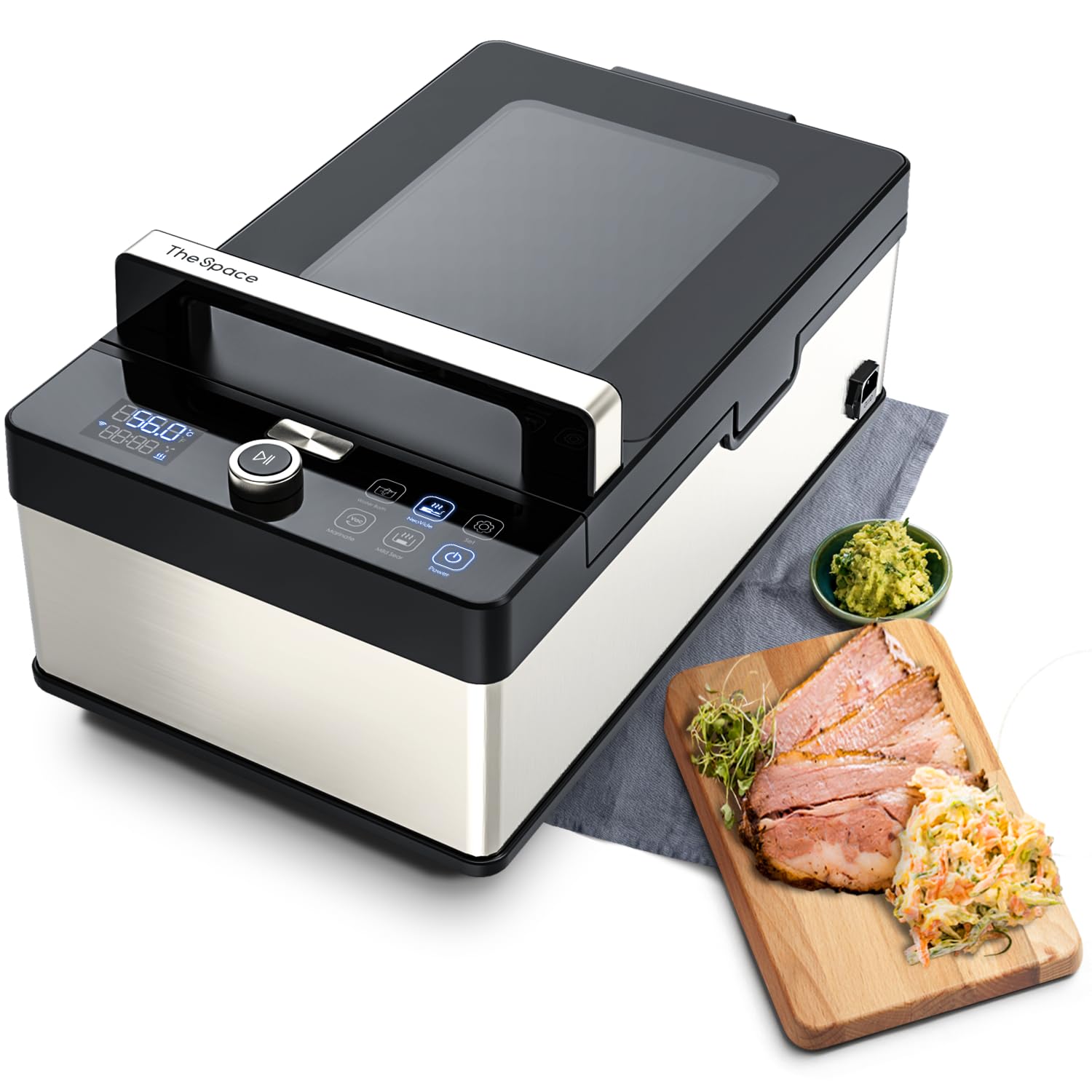 Amazon.com: All-in-one Sous Vide Cooker, Waterless, Bagless, with Built ...