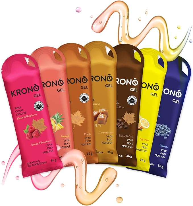 Krono Nutrition Energy Gels - Made with Natural Ingredients - Vegan ...