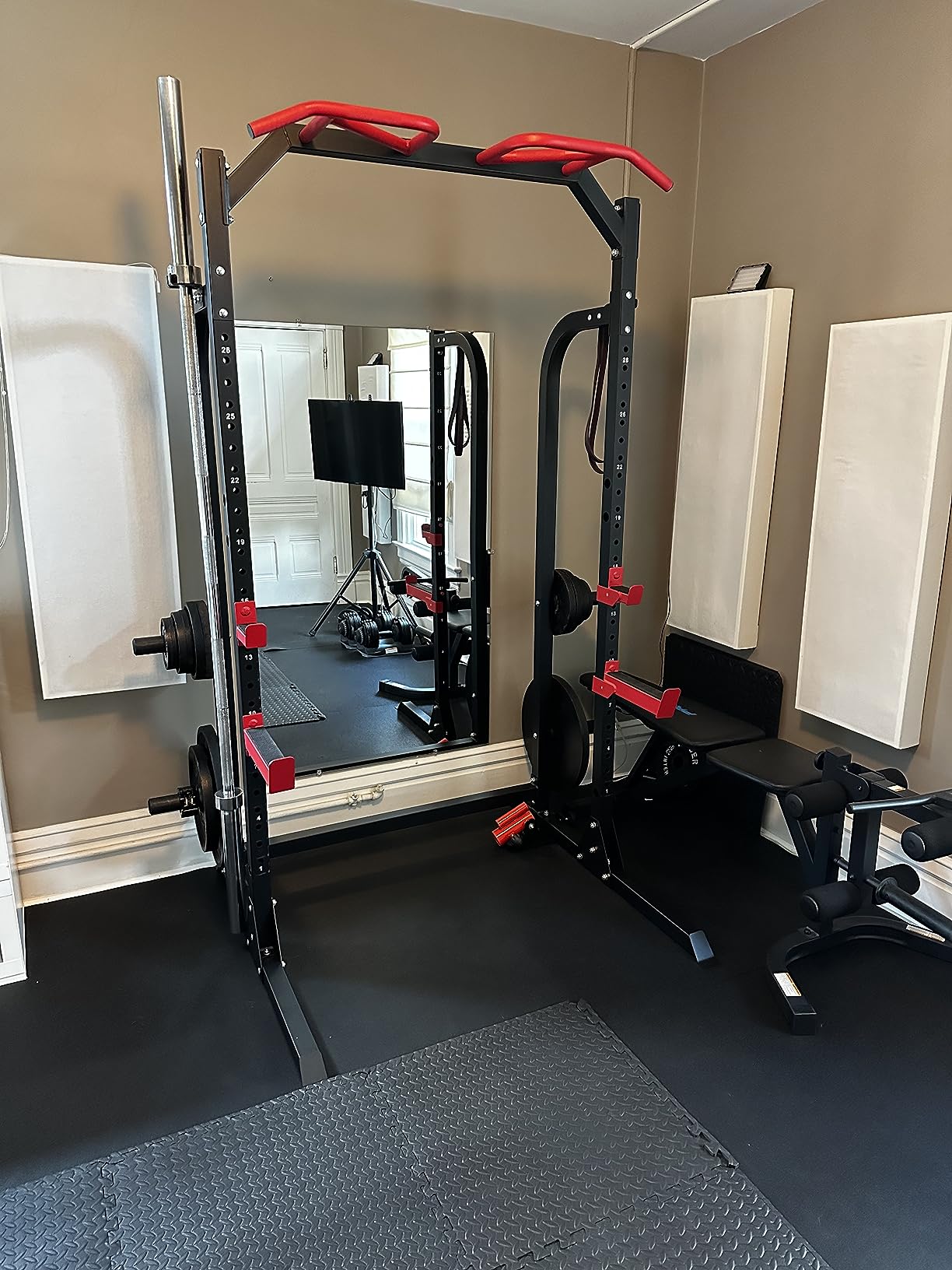 $72/mo - Finance SunHome Smith Machine, Multifunction Power Cage Squat ...