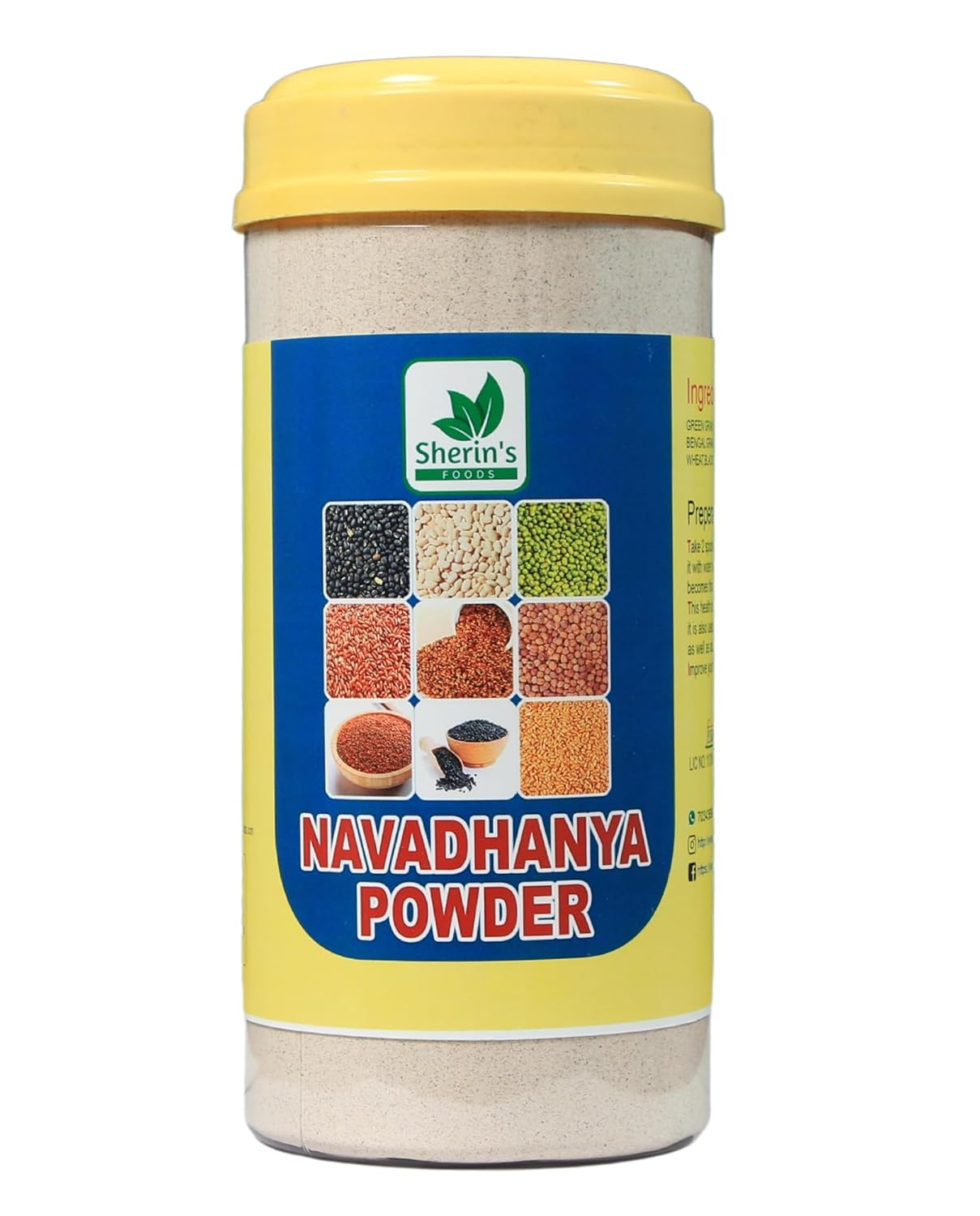 SHERINS FOODS NAVADHANYA POWDER|THE MAGIC OF NINE GRAINS FOR BABIES AND ...