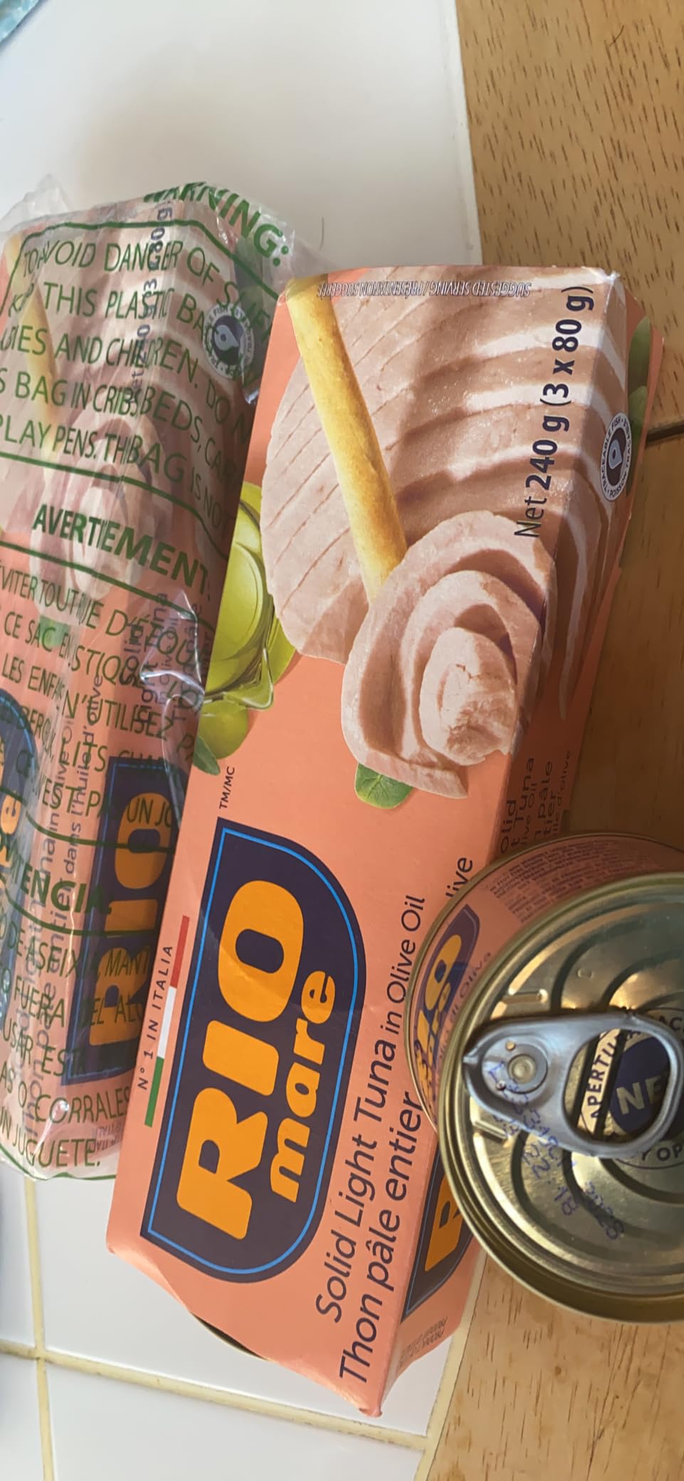 Rio Mare - Solid Light Tuna in Olive Oil with Italian Chili - Canned ...