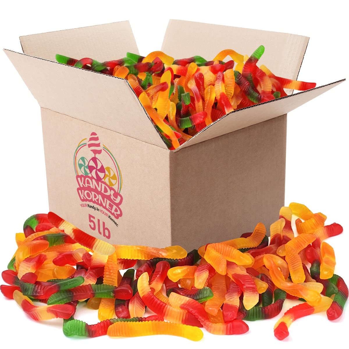 Amazon.com : Ferrara Gummy Worms – Worm Gummies – Delicious Fruity ...