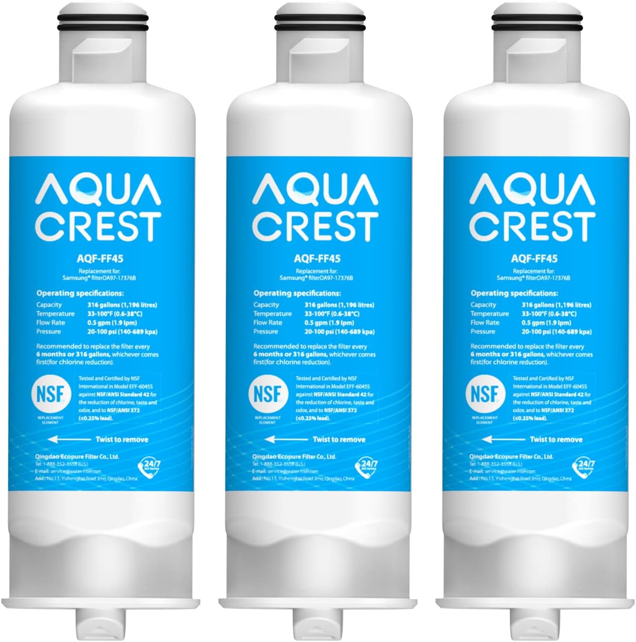Amazon.com: AQUA CREST HAF-QIN/EXP Replacement for Samsung DA97-17376B ...