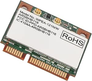 Amazon.com: Mini PCIE Wireless Card, PCIe Network Adapter AR9382 NIC ...