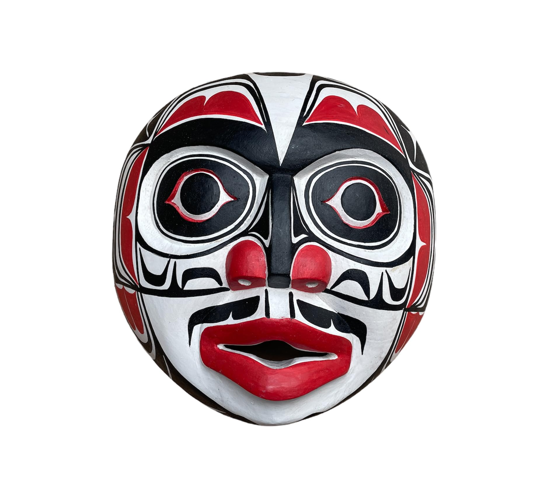 Amazon.com: OMA Wooden Hand Crafted Native American Moon Mask Wall ...