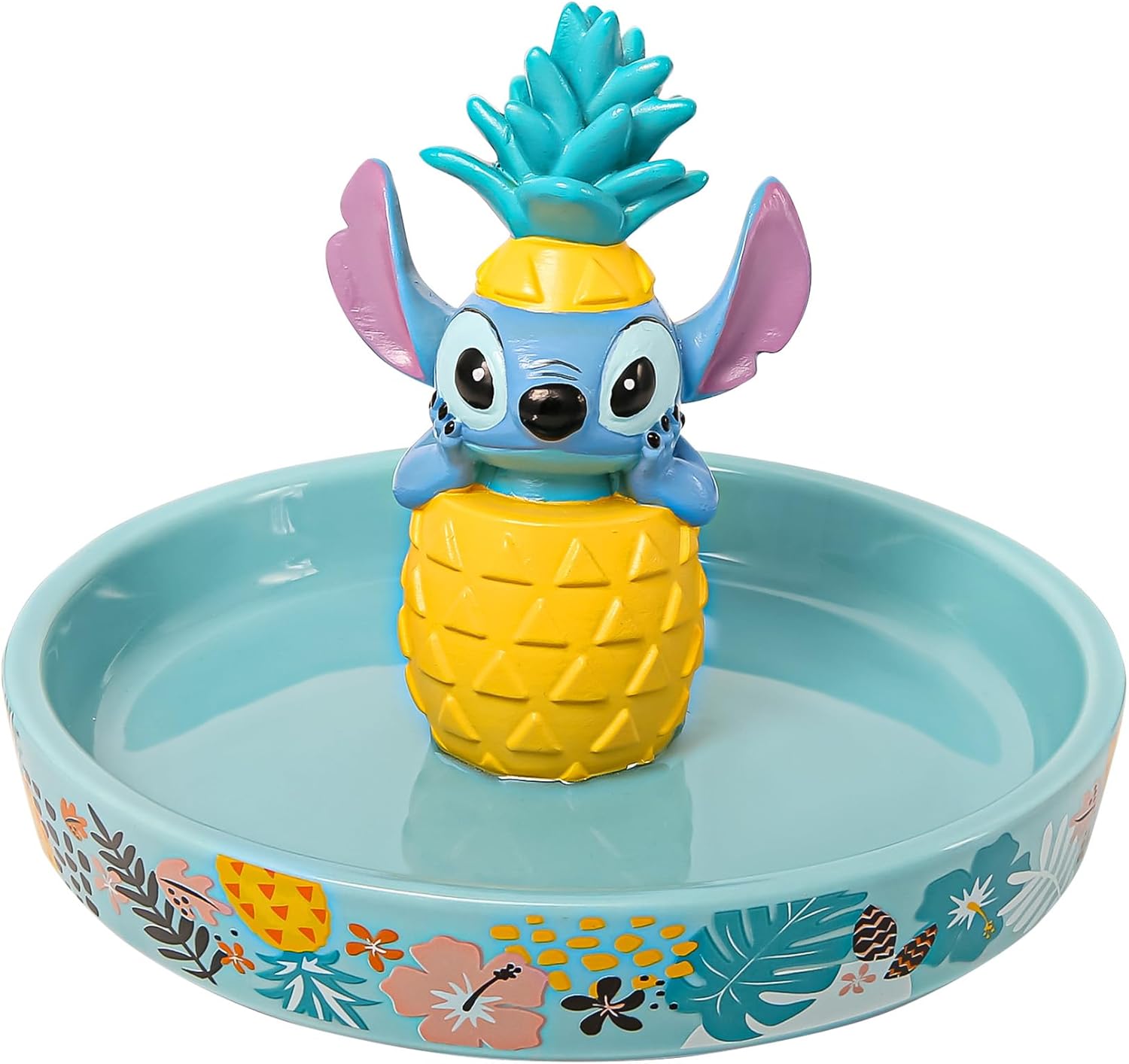 Amazon.com: Disney Lilo & Stitch Ring Holder Jewelry Dish - Resin 3D ...