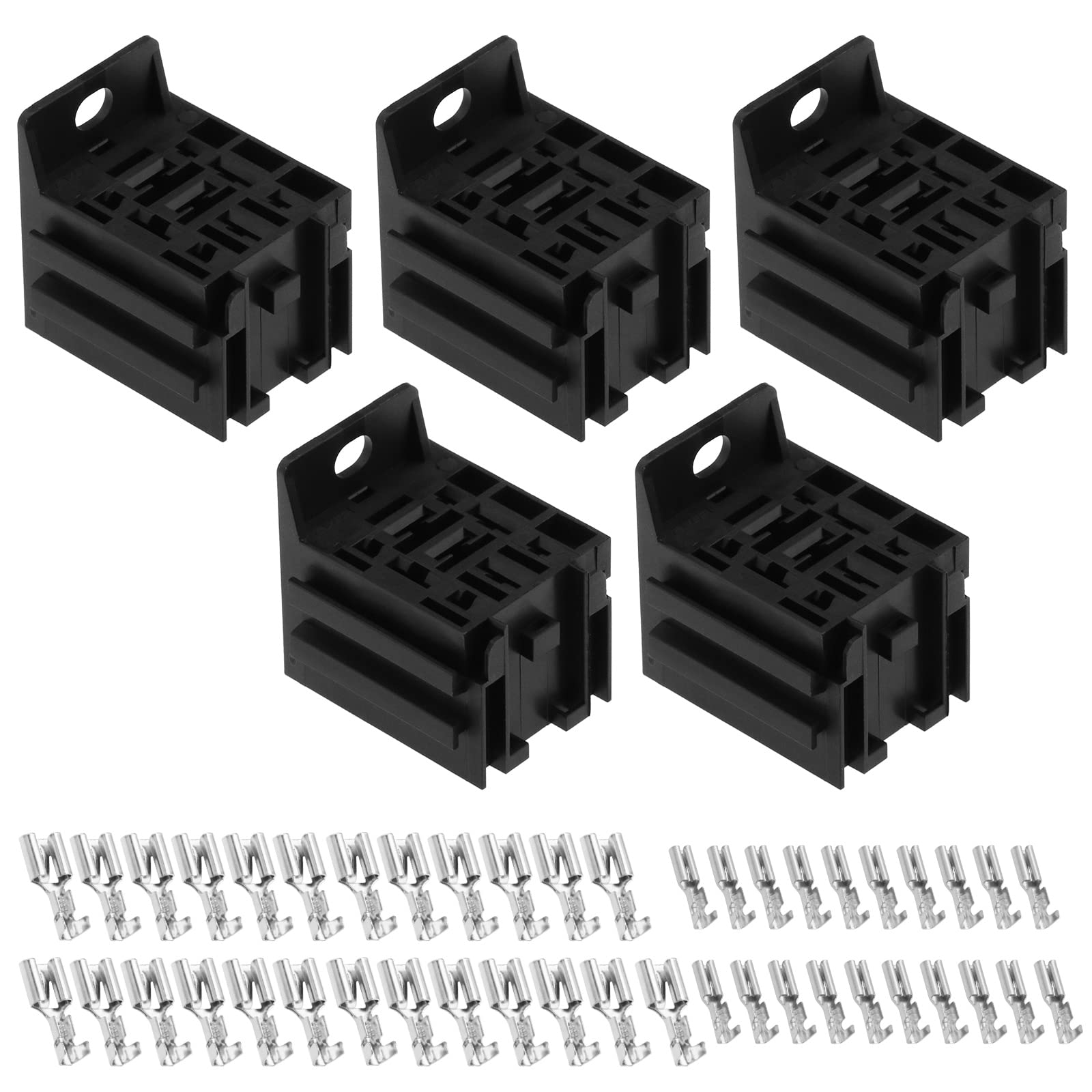 Amazon.com: SING F LTD 5PCS Automotive 9 Pin Relay Mounting Brackets ...
