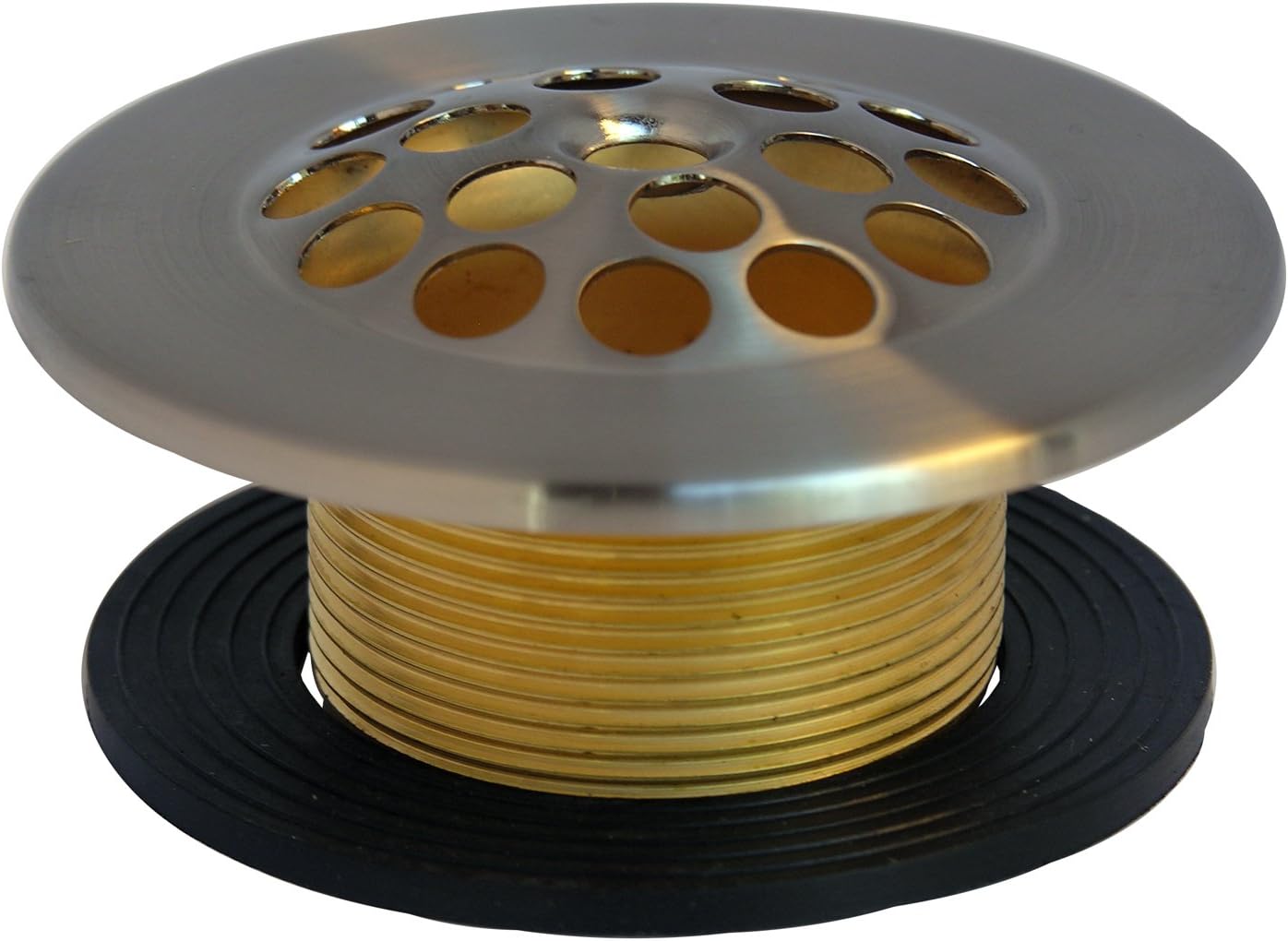 LASCO 03-1361 Bathtub Shoe Drain Cover with Screw, Chrome Plated ...