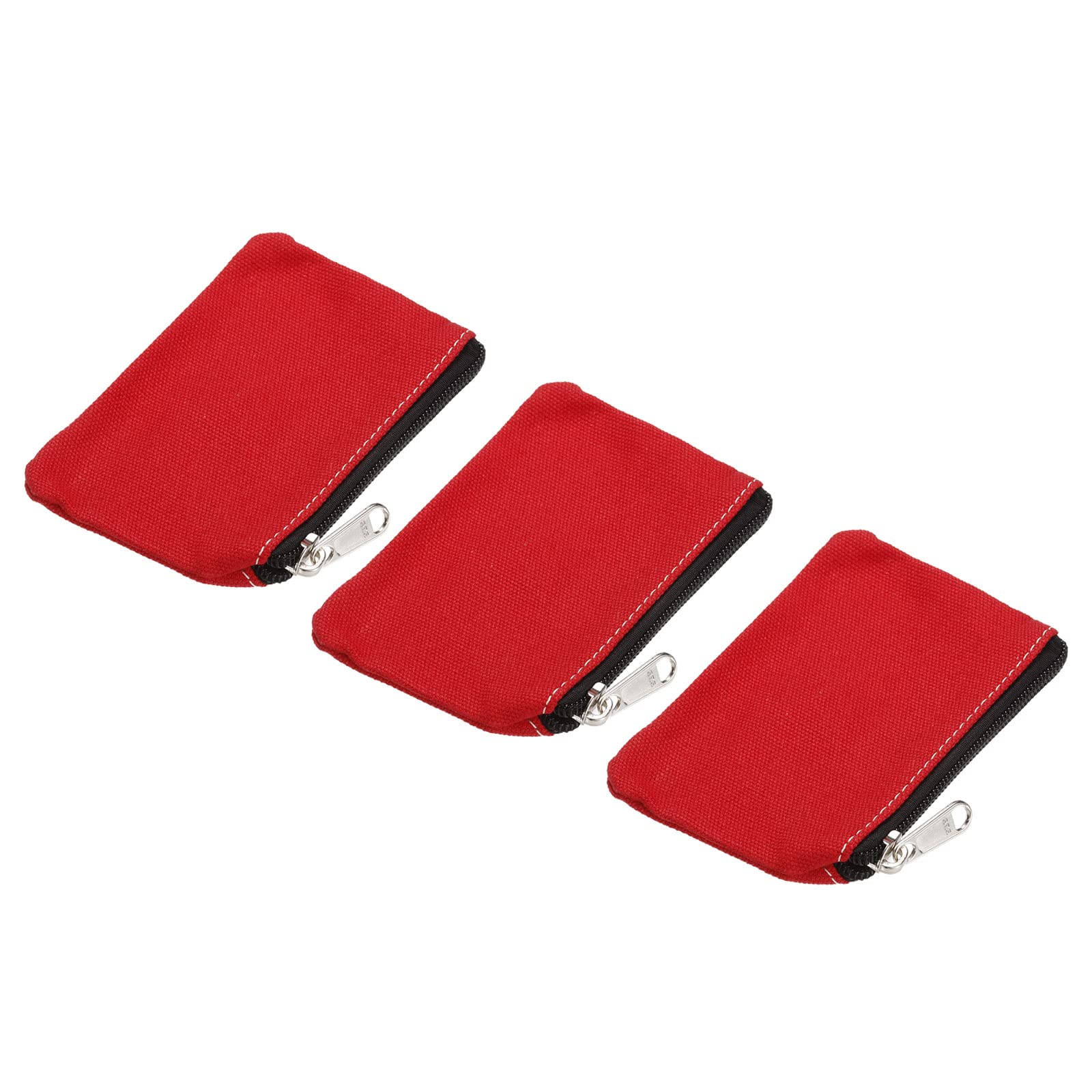 Amazon.com: PATIKIL 3" x 5" Coin Purse Pouch, 3 Pack Change Purses ...