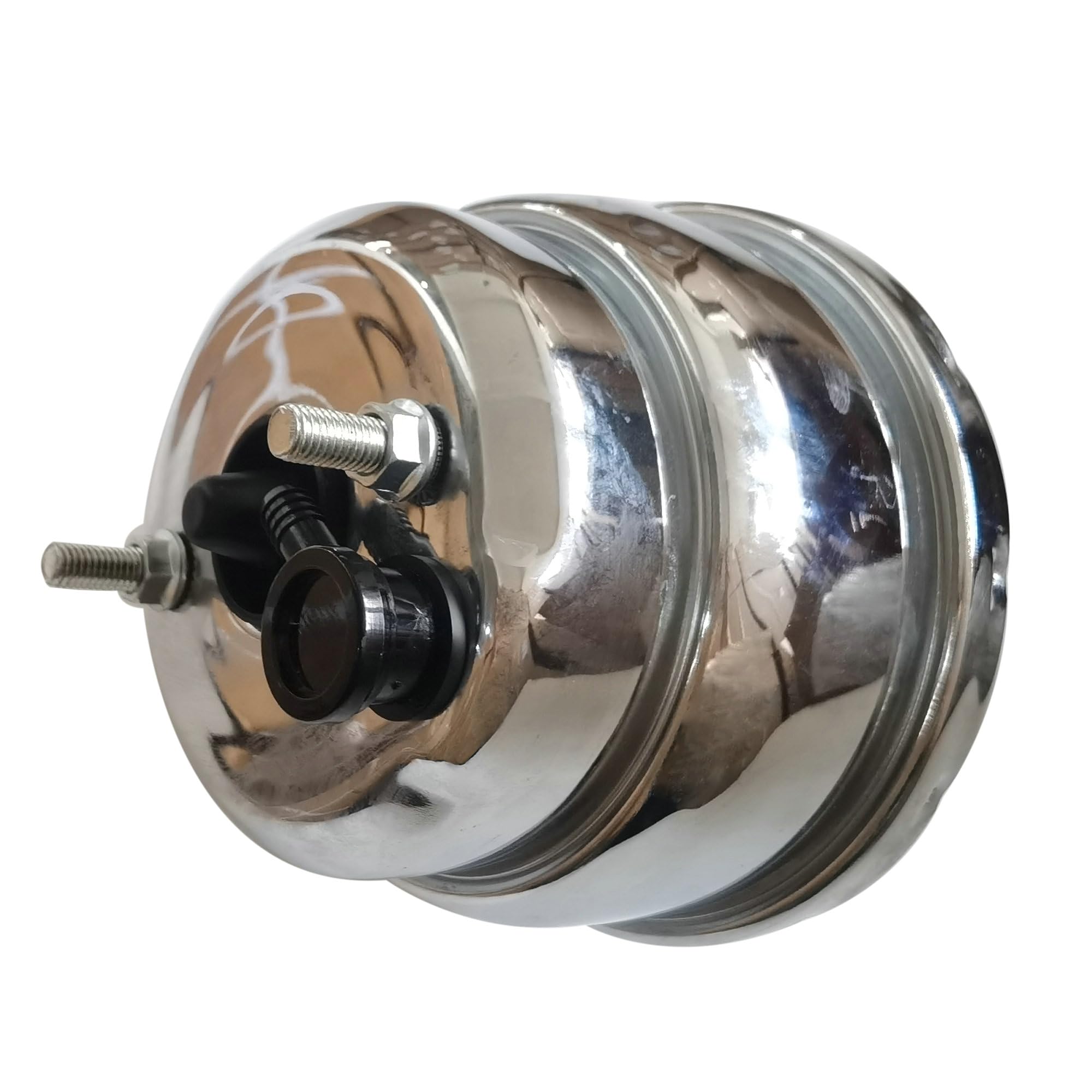 Amazon.com: PartsFlow 7" dual Chrome Power Brake Booster Universal Hot ...