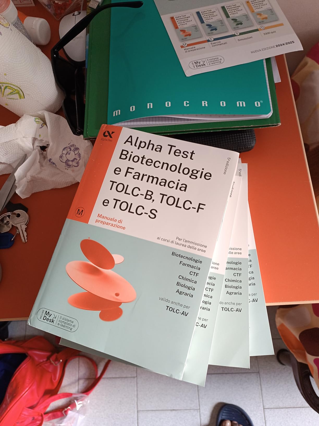 Alpha Test. Biotecnologie e farmacia TOLC-B, TOLC-F e TOLC-S. Kit di ...