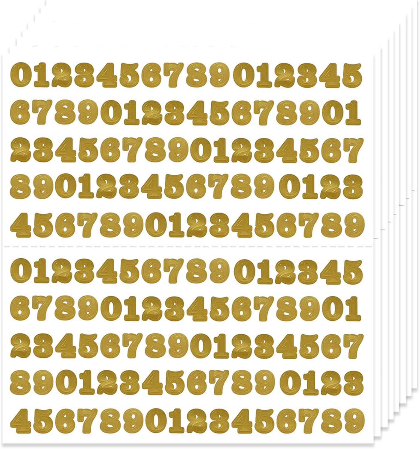 Amazon.com: SHUNYINLAI 1/2 Inch Self Adhesive Vinyl Number Stickers ...