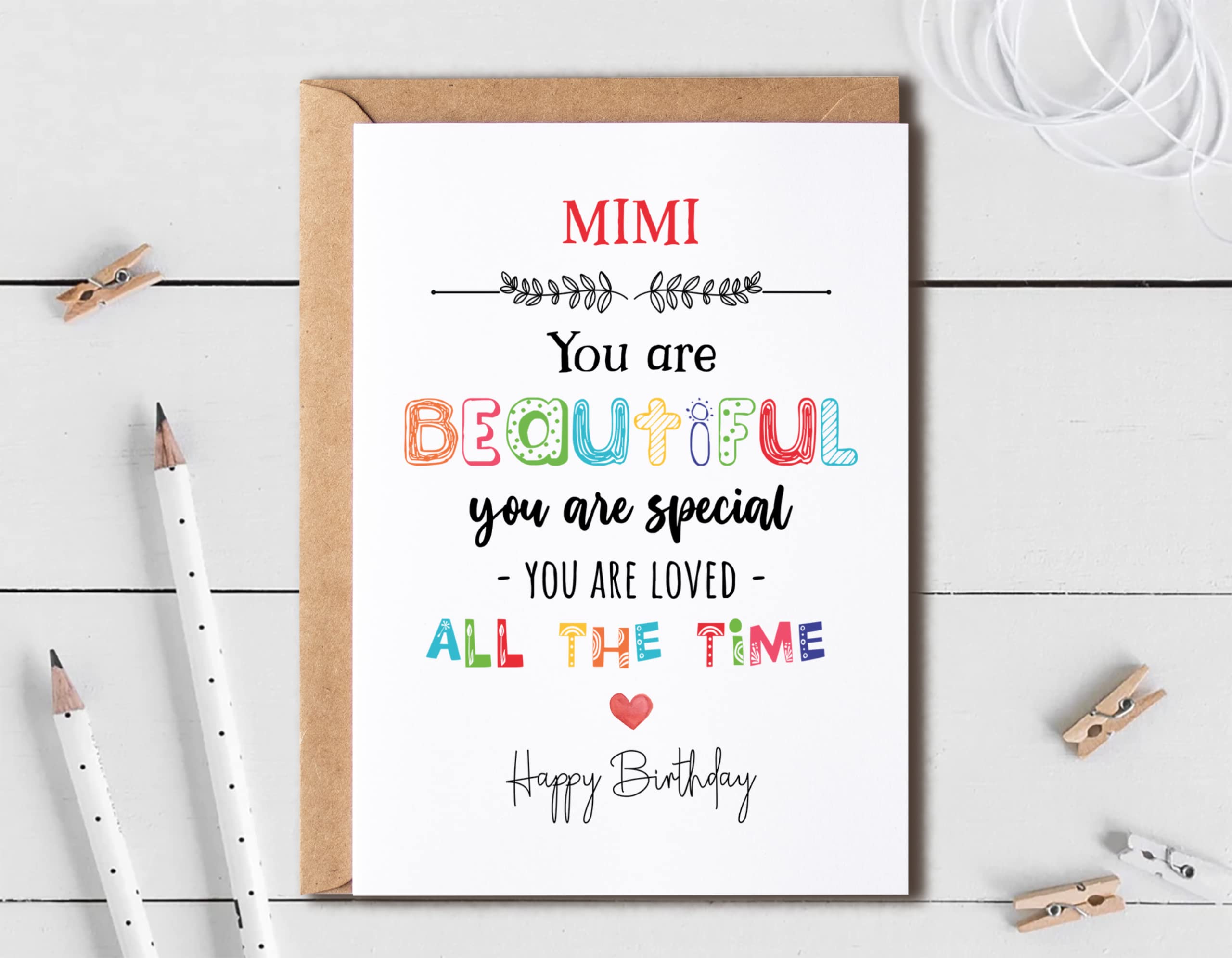 Happy Birthday Mimi Quotes Rustic Mimi Decor, Mimi Gift For Birthday