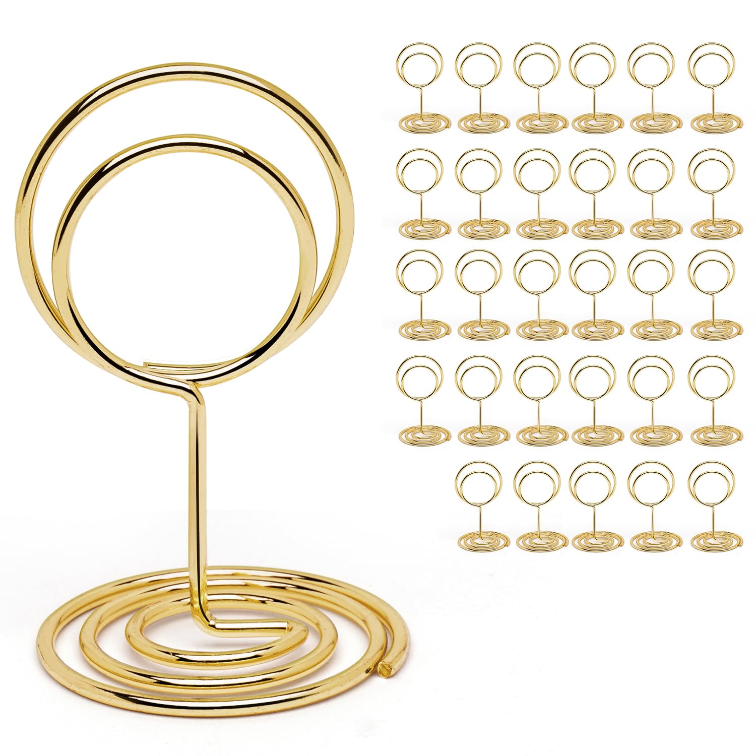 Amazon.com: UMETDO 30PCS Table Number Holders Place Card Holder - Photo ...