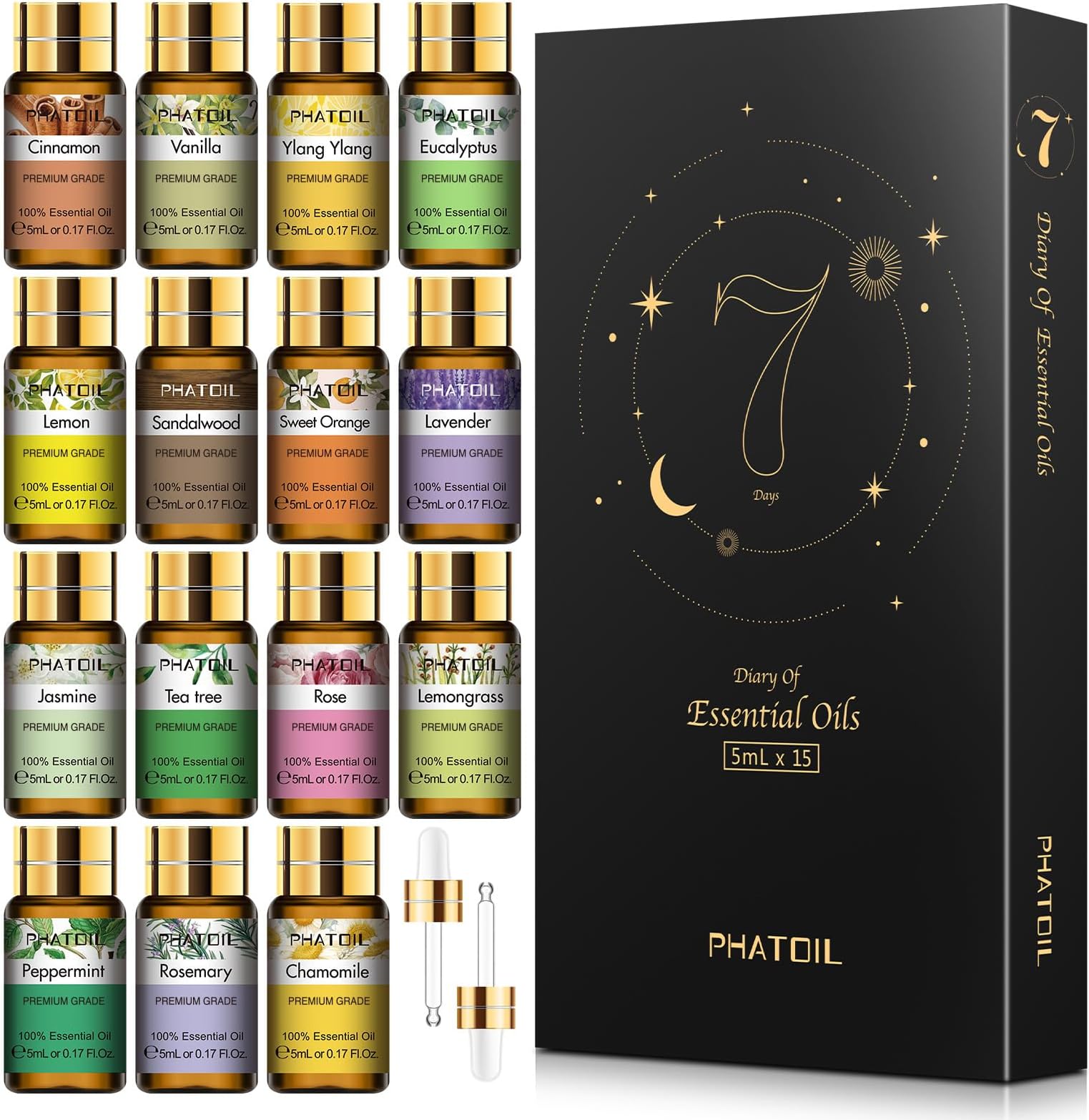 Amazon.com: Essential Oil Set - Natural Essential Oils - Essential Oils ...