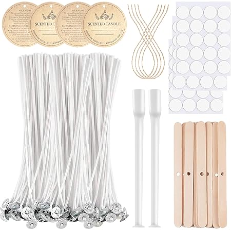 Amazon.com: CandMak Candle Wick Kit, 60 Cotton Candle Wicks with Candle ...