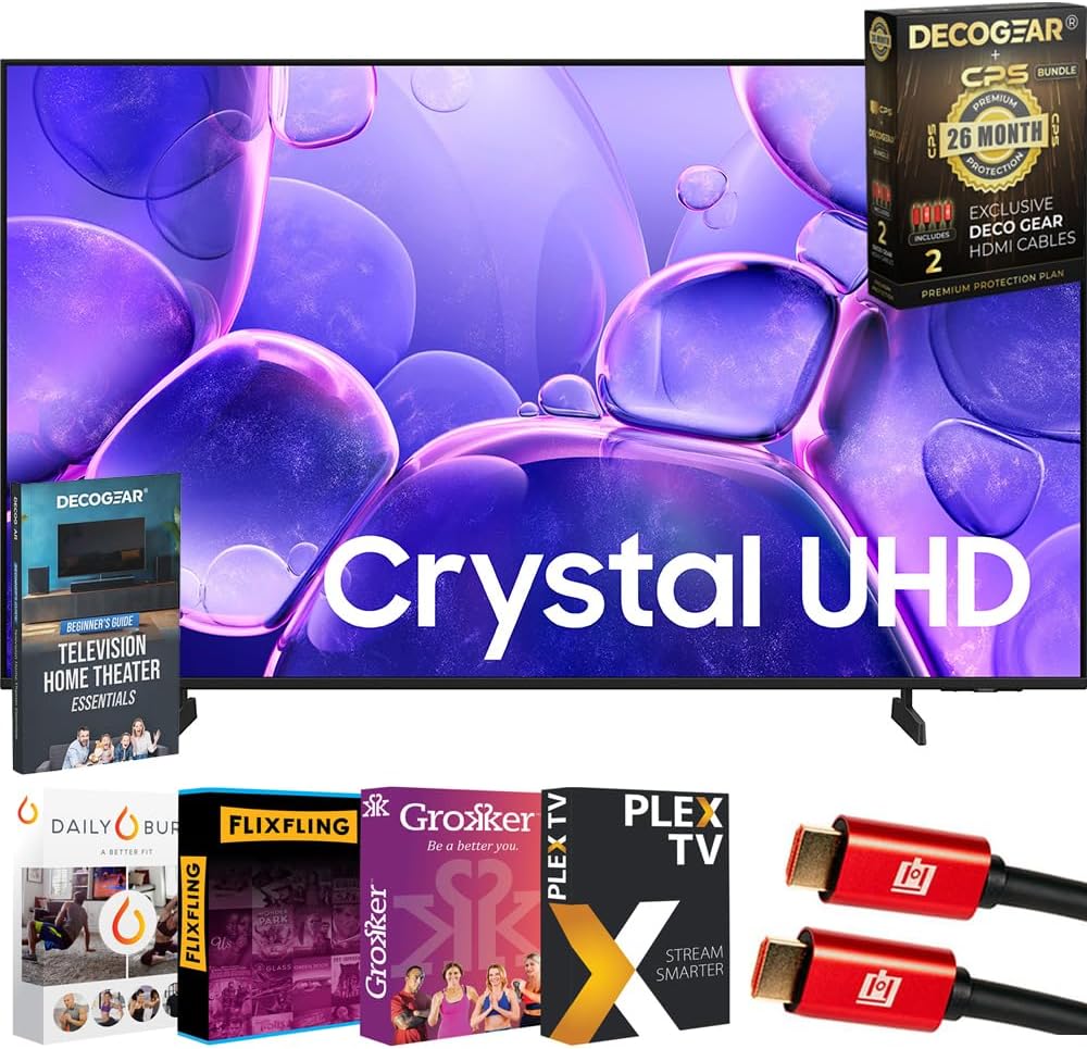 Amazon.com: Samsung 55" Crystal UHD U8000F 4K Smart TV (2025) | CPS ...