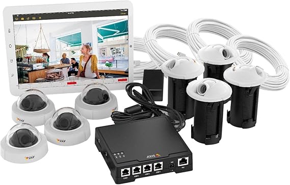 Amazon.com : Axis Communications F34 Surveillance System with 4XF1004 ...
