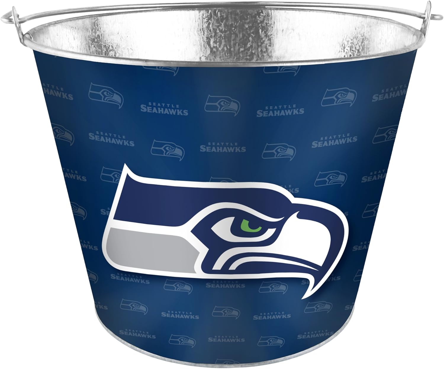Amazon.com : NFL Seattle Seahawks Full Wrap Metal Bucket, 5-Quart ...