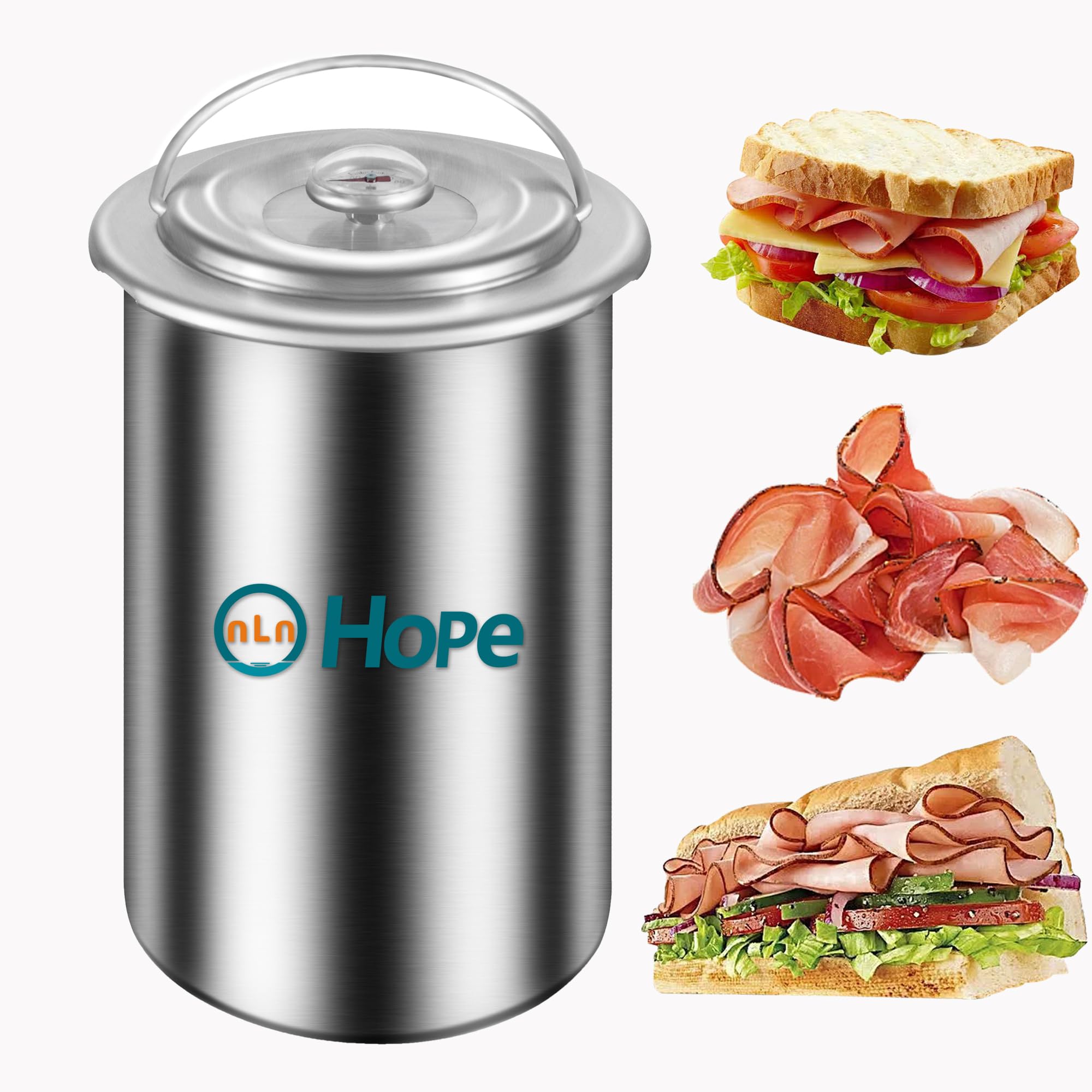 Amazon.com: Stainless Steel Ham Sandwich Meat Press Maker for Making ...