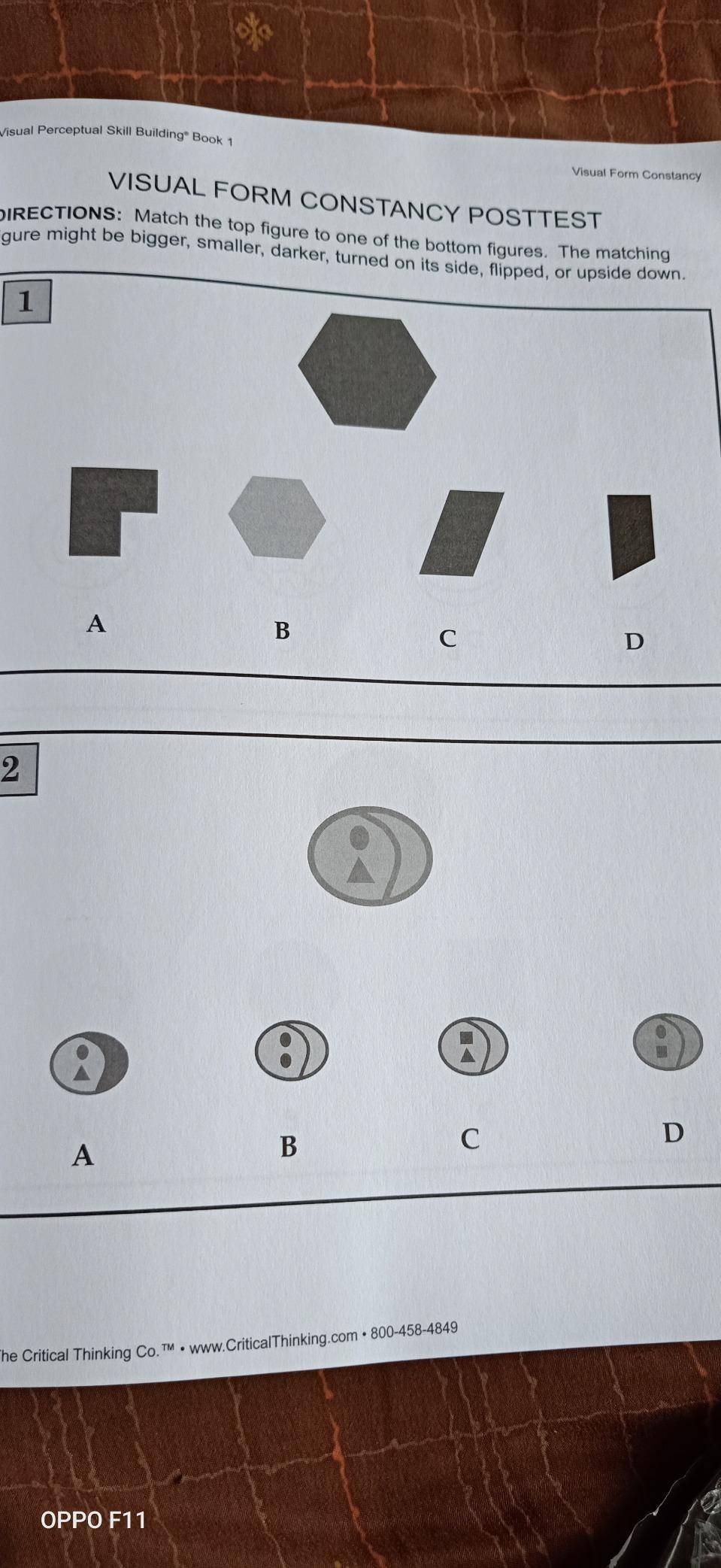 Visual Perceptual Skill Building, Book 1 : Raya Burstein: Amazon.in: Books