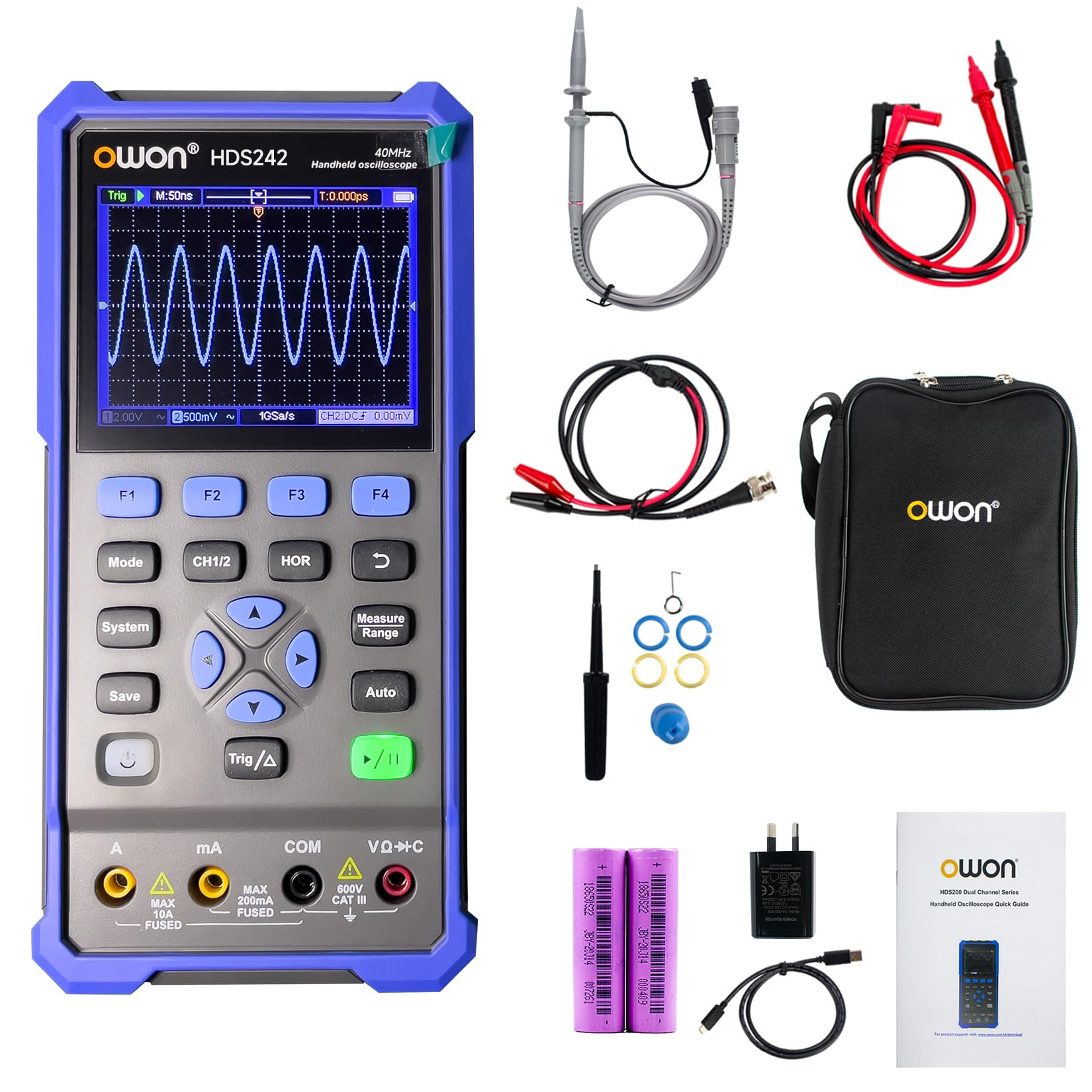 Snapklik.com : Digital Handheld Oscilloscope Multiumeter 2 In 1,2 ...