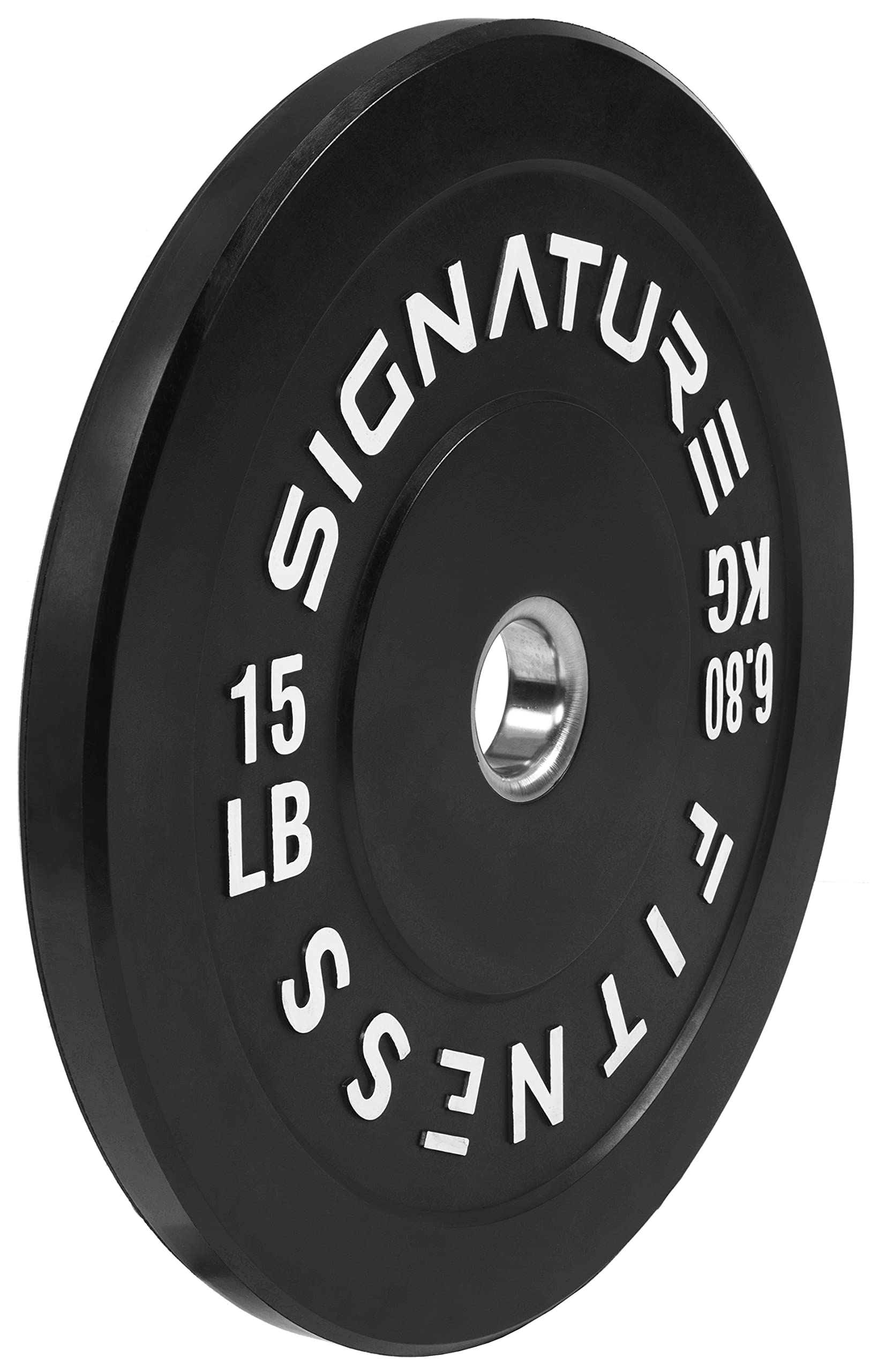 Snapklik.com : Signature Fitness Cast Iron Olympic 2-Inch Weight Plates ...