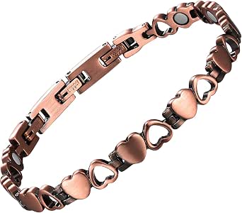 Copper Bracelets for Women Magnetic Therapy Bracelet For Arthritis Pain ...