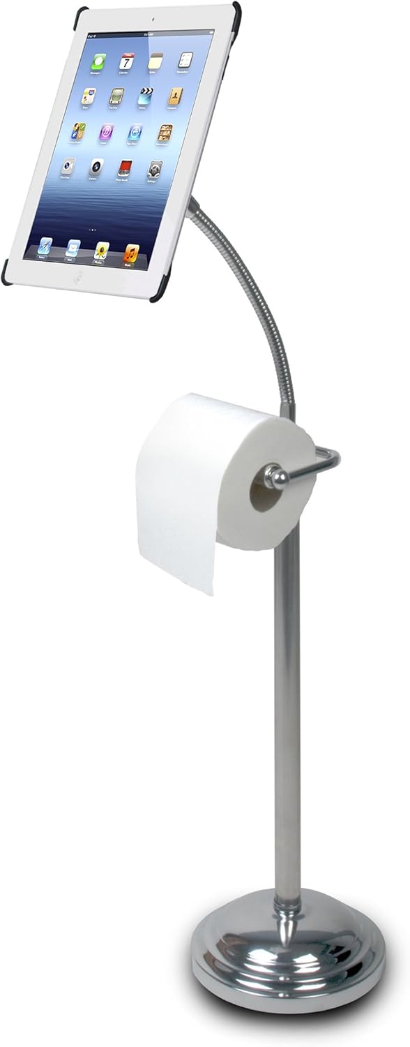 Amazon.com: CTA Digital Pedestal Stand for iPad 2/3/4 with Roll Holder ...