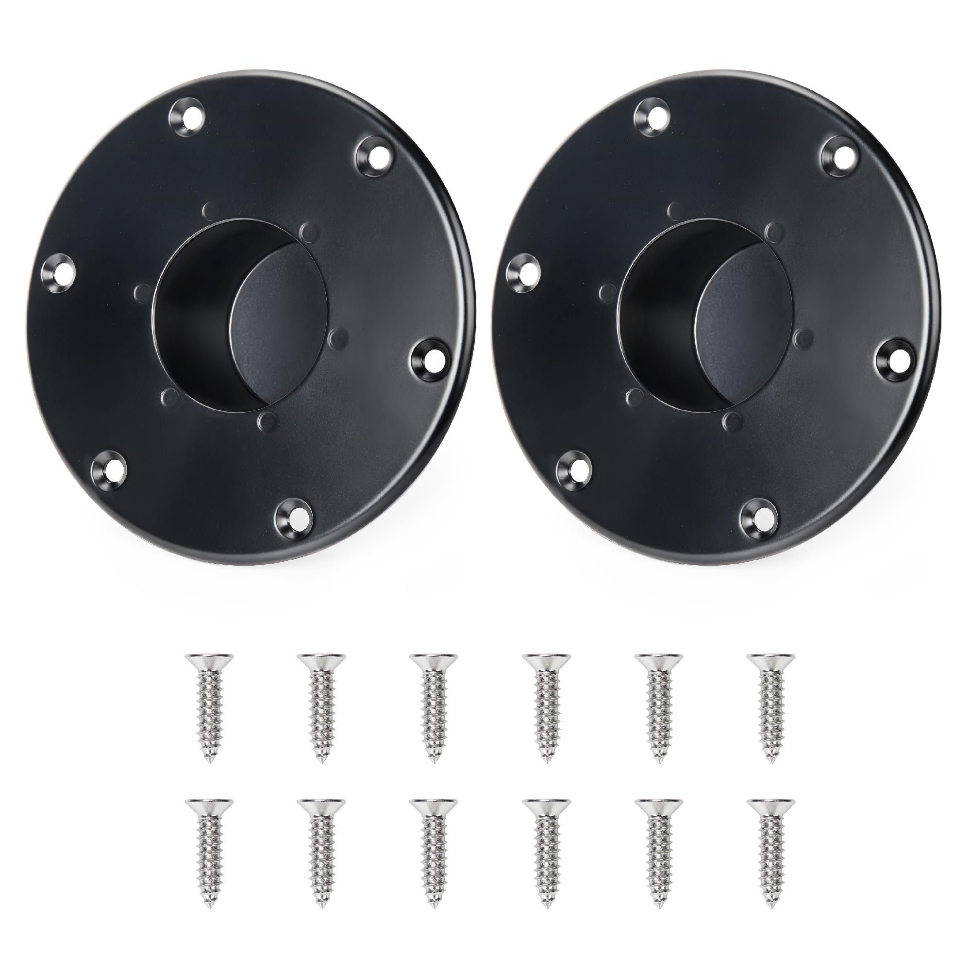 Snapklik.com : Starry 2 Pack Rv Trailer Pedestal Base Aluminum RV/Boat ...