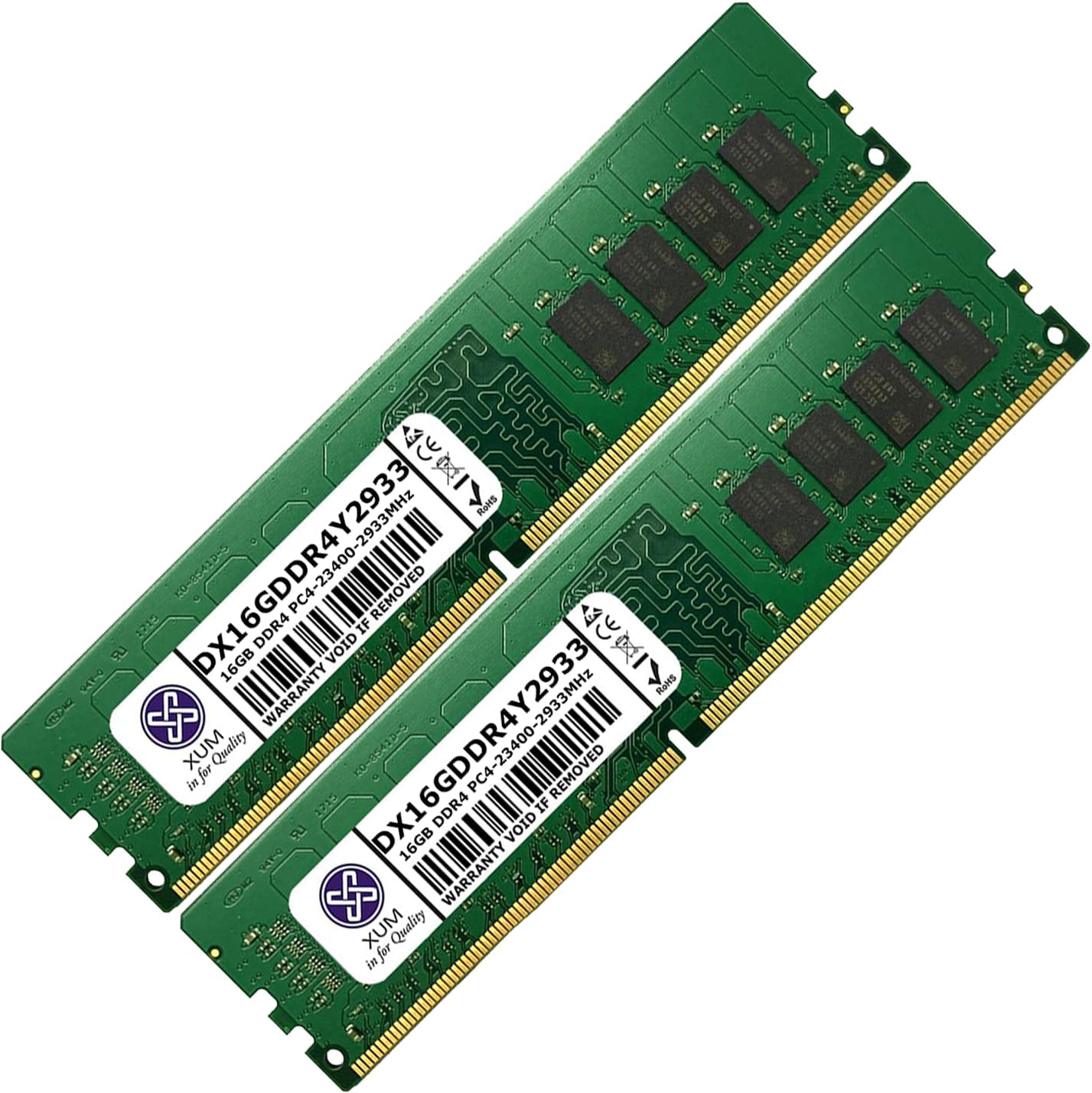 XUM 32GB Desktop PC Memory RAM DDR4 2933 MHz PC4-23400 DIMM UDIMM Non ...