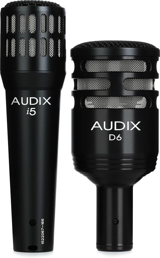 Amazon.com: Audix KSCOMBO Drum Mic Kit with Audix D6 Kick Mic and Audix ...