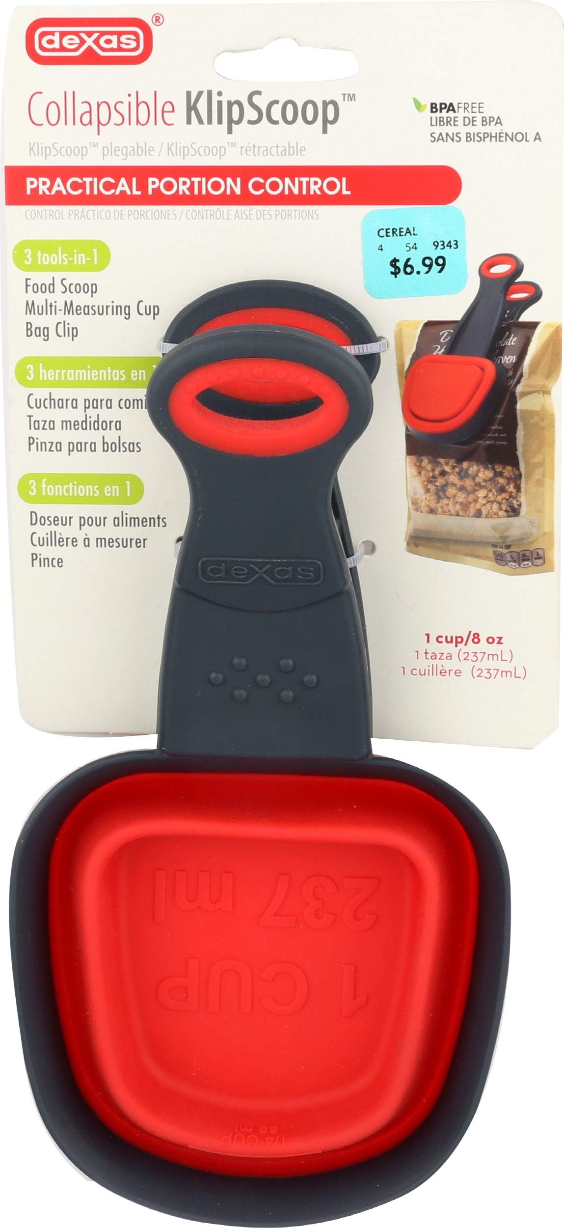 Amazon.com: Measuring Cup Set (Red), By Home Basics/Silicone Cup ...