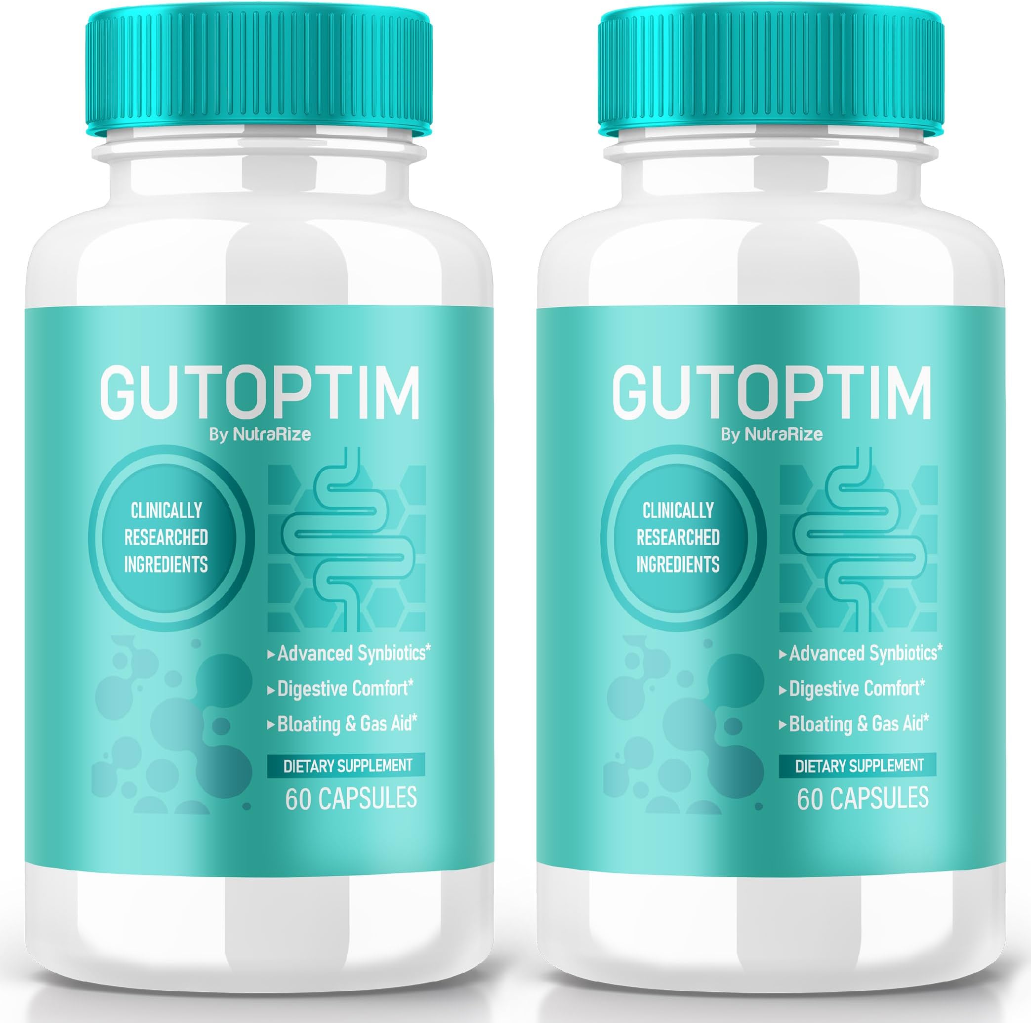Amazon.com: (2 Pack) GutOptim Vitamin, Advanced Formula Capsules for ...