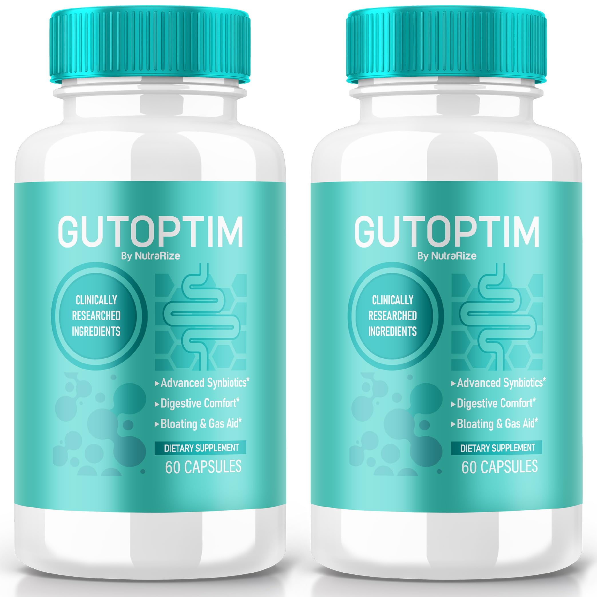 Amazon.com: (2 Pack) GutOptim Vitamin, Advanced Formula Capsules for ...