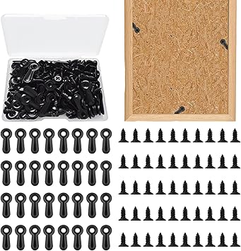 Miralith 100 Pcs Picture Frame Turn Button Fasteners Set for Hanging ...