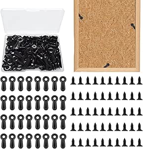 Miralith 100 Pcs Picture Frame Turn Button Fasteners Set for Hanging ...