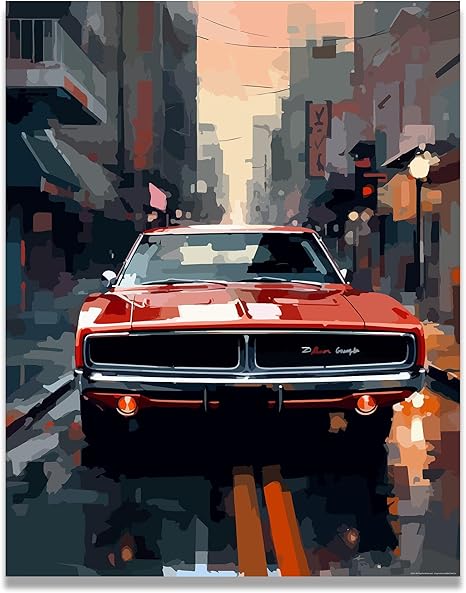 Amazon.com: Inspirational Wall Art Co. - Responsive | 1969 Dodge ...