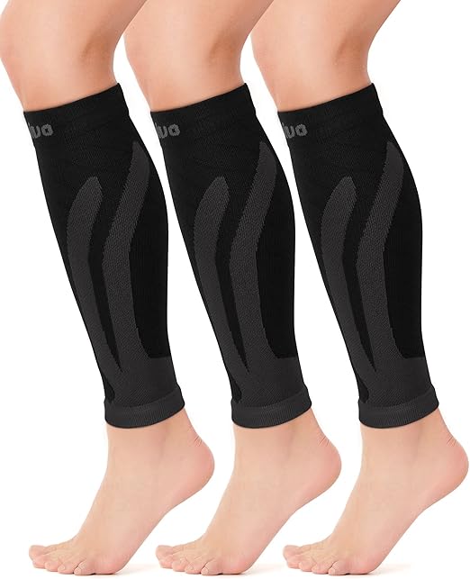 CAMBIVO 3 Pairs Calf Compression Sleeves for Women and Men, Leg ...