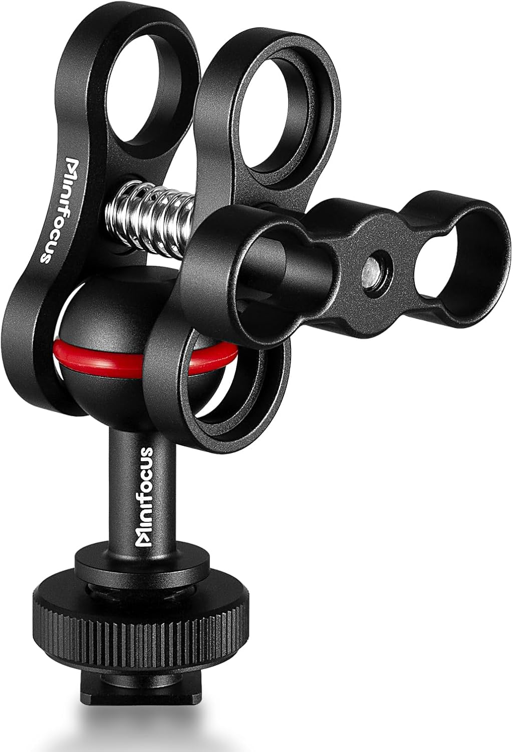 Amazon.com : MINIFOCUS 1'' Ball Clamp Mount with Cold Shoe Ball Mount ...