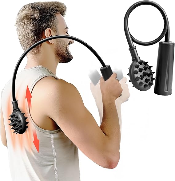 Amazon.com: Upgraded Curved Back Scratcher for Men Women, 360° Flexible ...