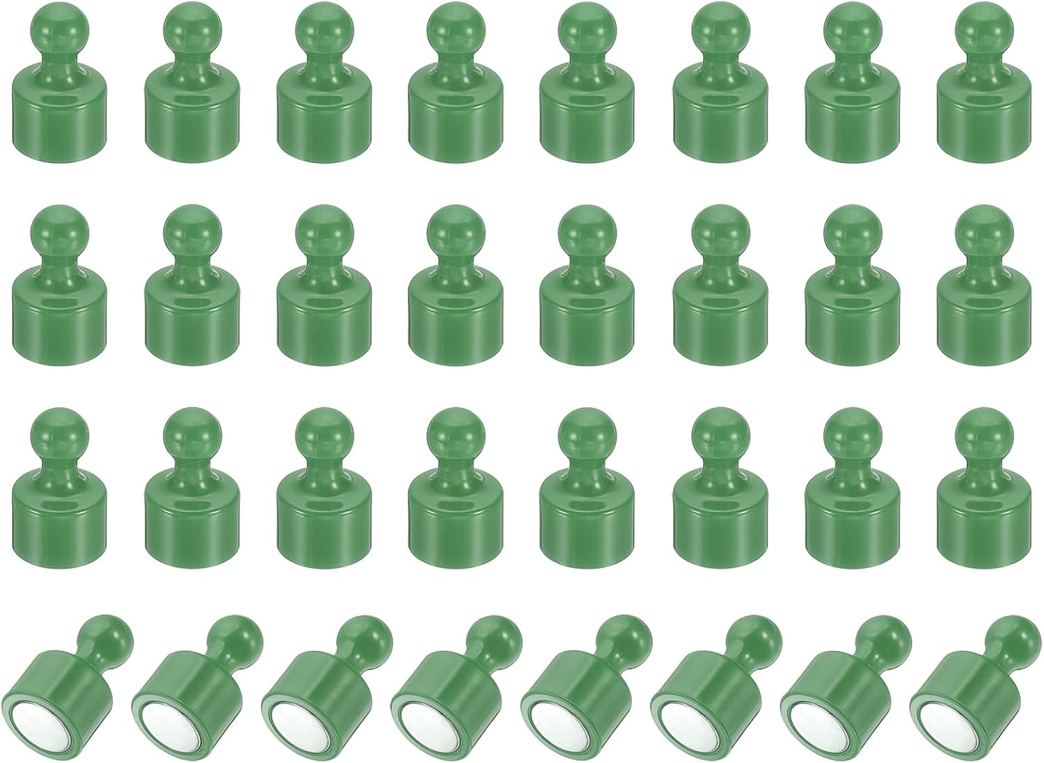 Amazon.com: PATIKIL 32pcs Magnets Push Pins, 0.8x0.5 Strong Fridge ...