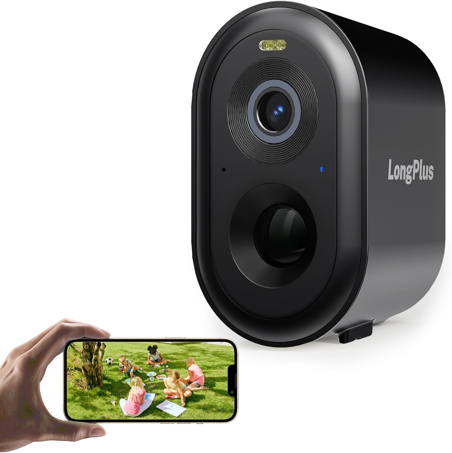 Amazon.com : LongPlus Security Cameras Wireless Outdoor, Battery ...