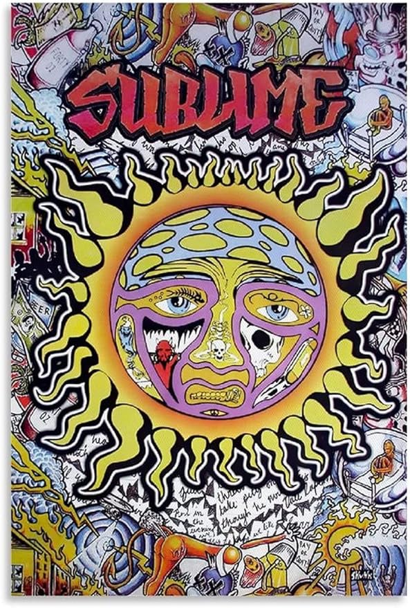 Amazon.com: Sublime Sun Paper Art Poster and Wall Art Picture Print ...