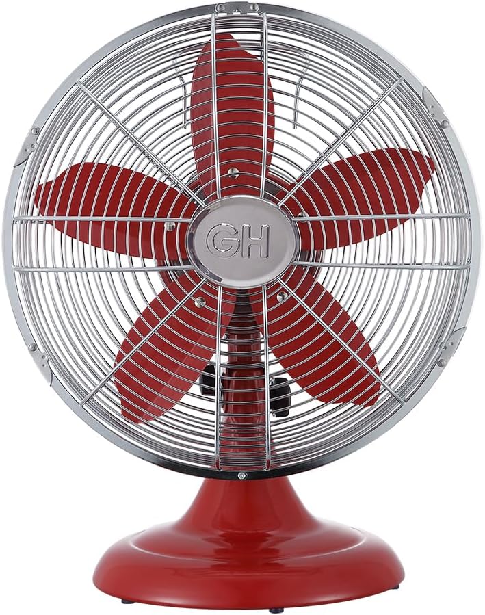 Amazon.com: Good Housekeeping 92611 All-Metal 12" Retro Desk Office ...