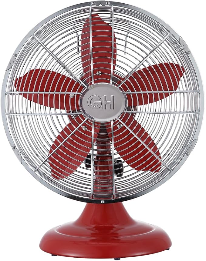 Amazon.com: Good Housekeeping 92611 All-Metal 12" Retro Desk Office ...