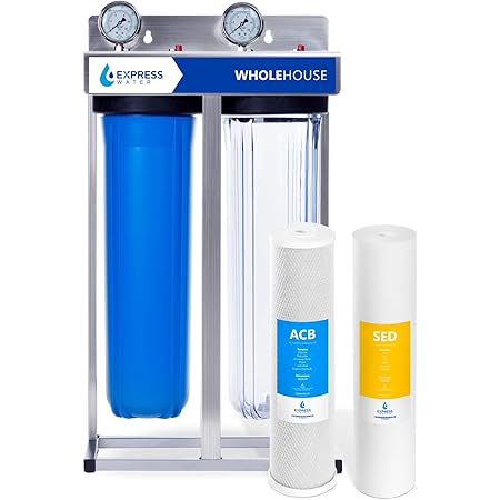 Express Water WH100SP Anti Scale Whole House Water Filter System, Blue ...